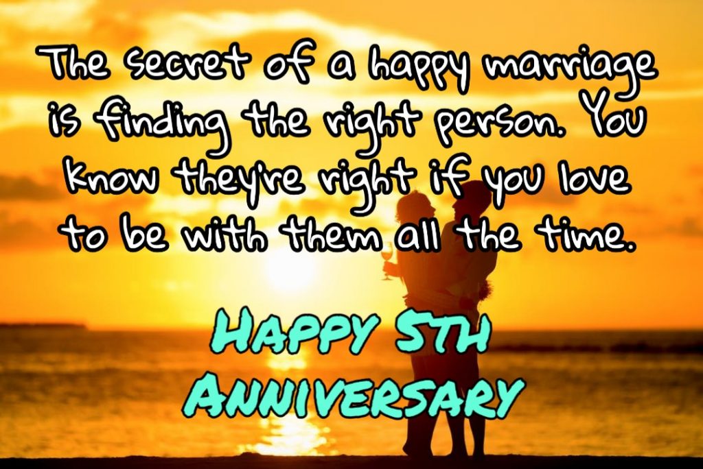 Happy 5th Anniversary Quotes Images Wishes 2020 Best Collection